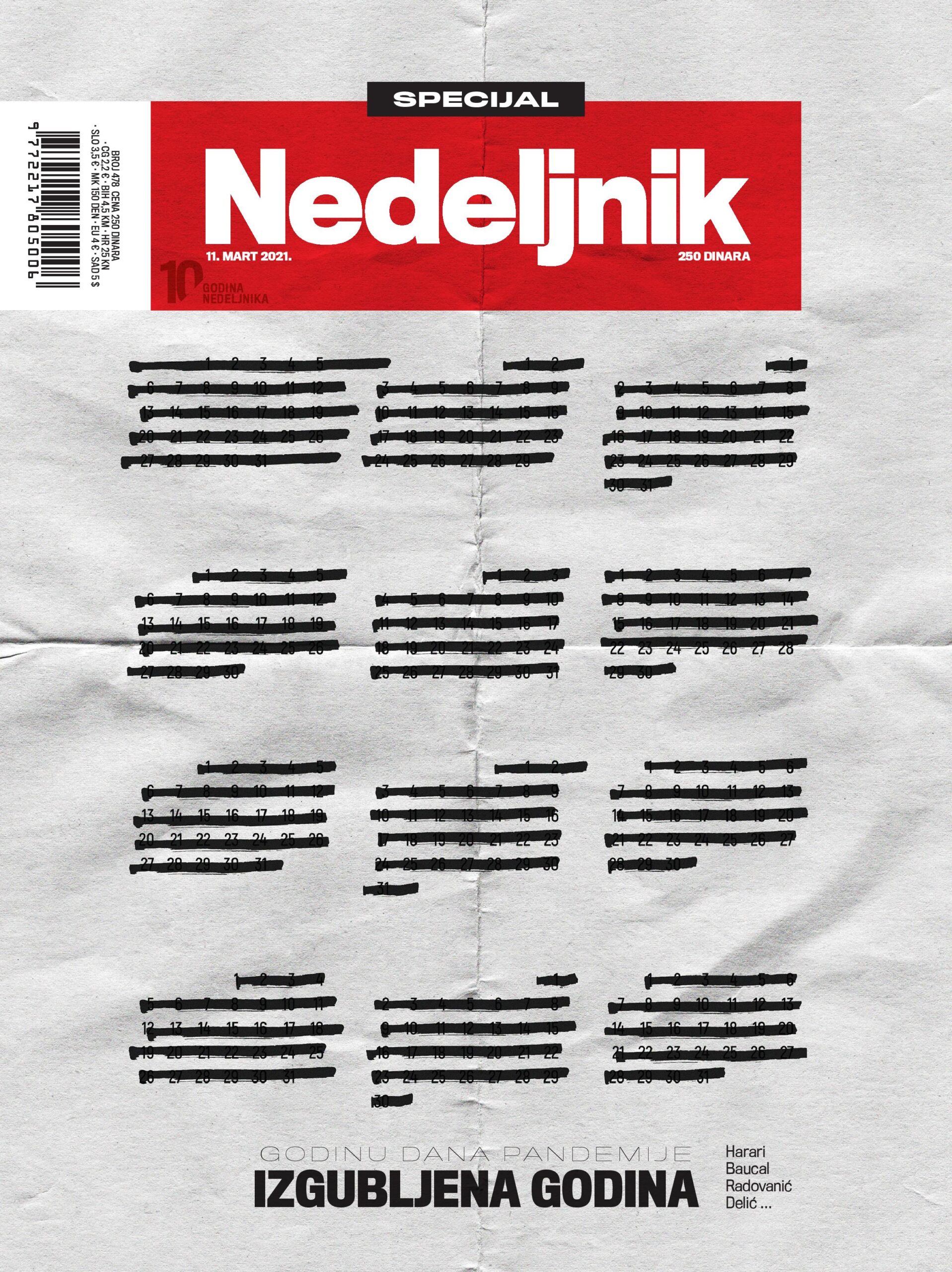 McCann Beograd kreirao upečatljivu naslovnu stranu Nedeljnika ...